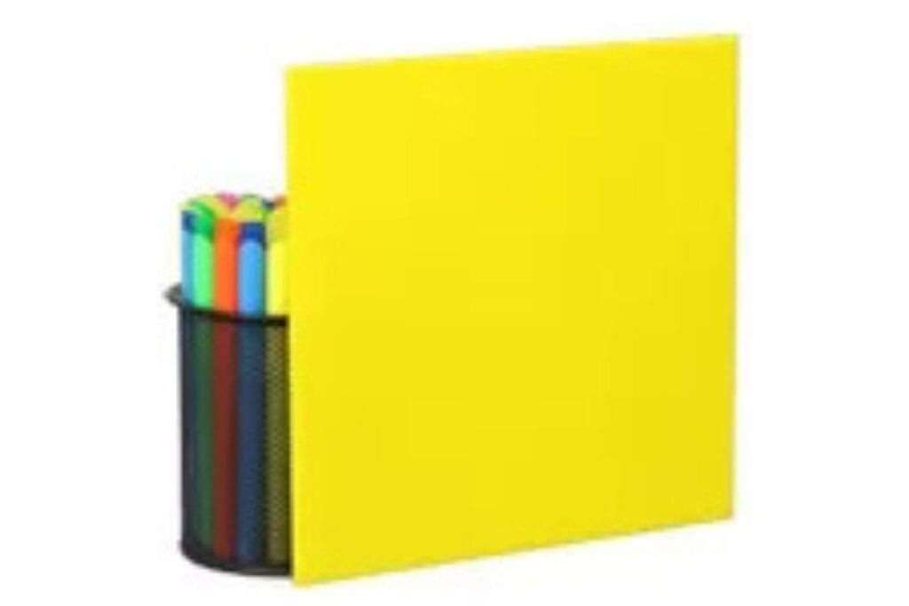Yellow Transparent Plexiglass - Durable & Stylish Acrylic Sheets